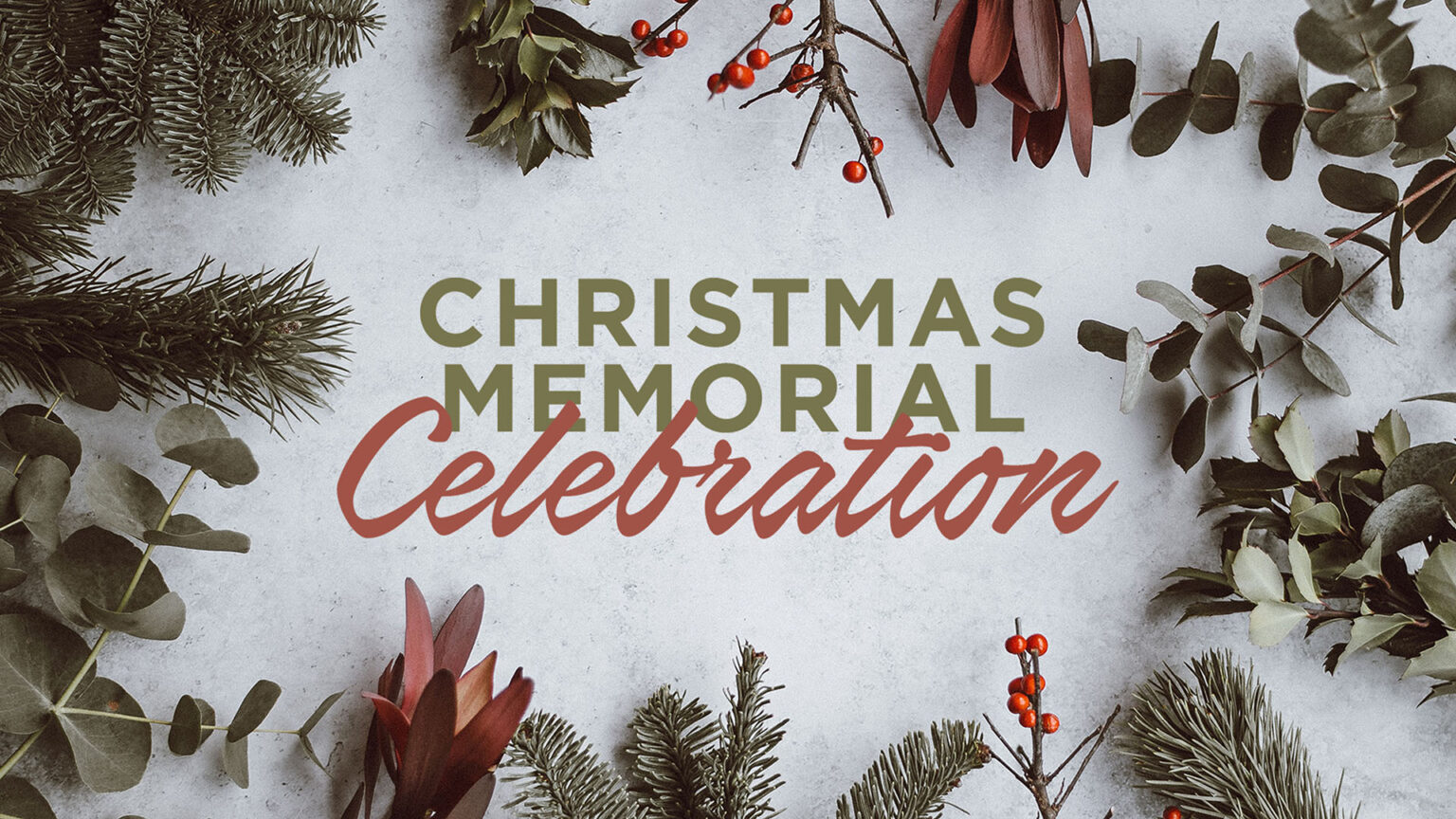 Christmas Memorial ServiceFirst Baptist Jackson